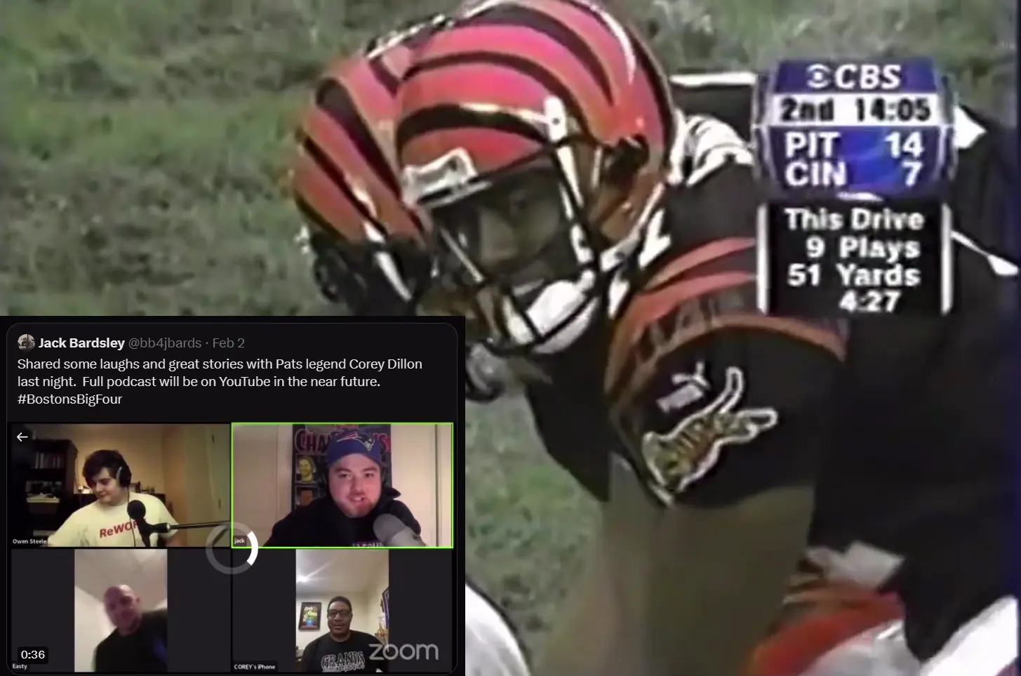 Former NFL Running Back Corey Dillon Says His Achievements Merits Hall ...